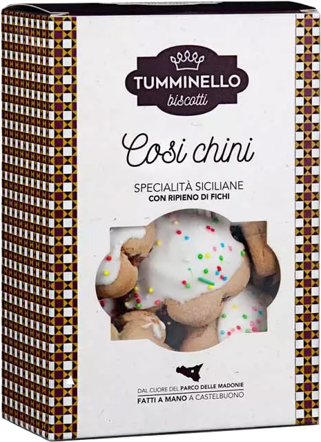 Biscotti Tumminello | Cosi Chini 320g | Con higos y almendras